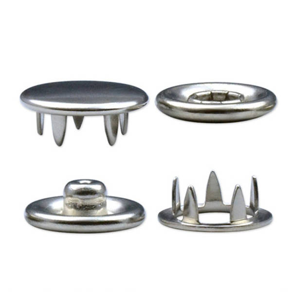 7,5 mm capped prong snap fastener die set