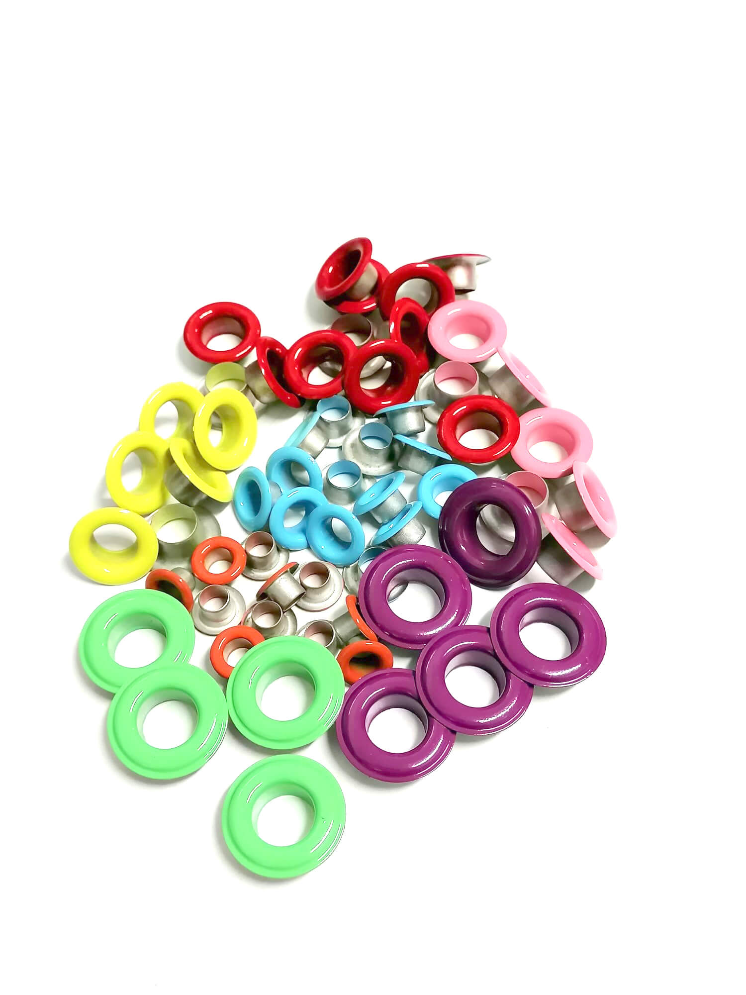 Colored eyelets